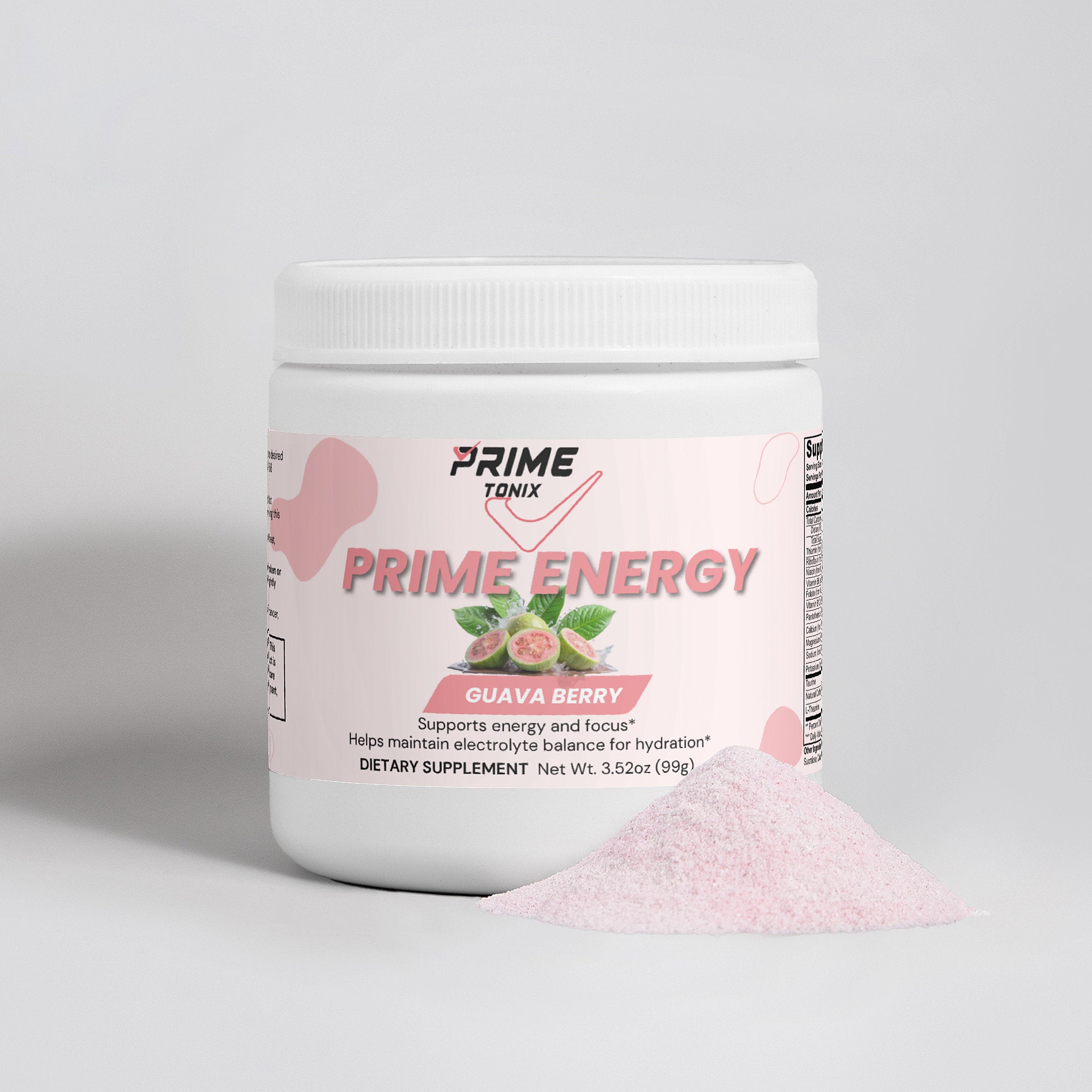 Prime Energy Powder (Guava Berry) – Prime Tonix